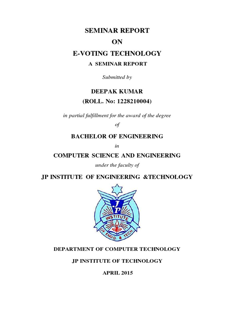 Vdocument - in Report Online Voting System | PDF | Compiler | Voting ...