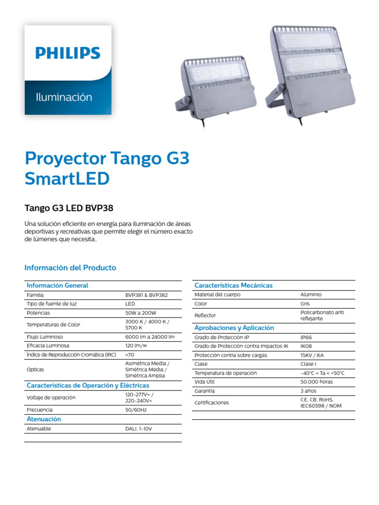 Tango g3 Espaol | PDF | Diodo emisor de luz | Ciencias fisicas