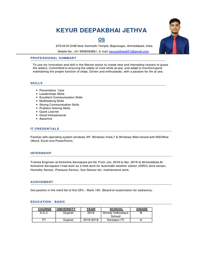 01 Keyur Jethva | PDF | Water Transport | Shipping