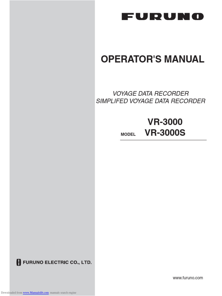 Voyage Data Recorder Manual | PDF | Microphone | Radar