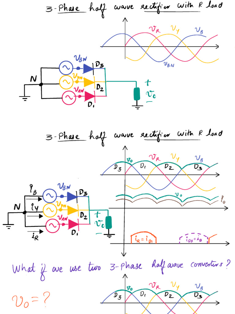 AC 3 - Phase Diode Ckts | PDF