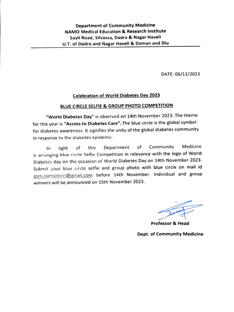 WDD Selfie Competition | PDF