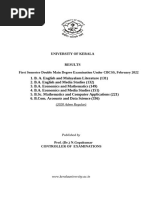 SLCM - Keralauniversity.ac - in Fyugp StudMarksheetPrint | PDF | Educational Assessment And ...