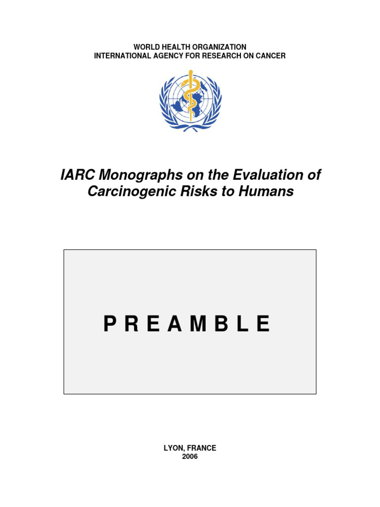 Clasificacion IARC | Download Free PDF | Cohort Study | Epidemiology