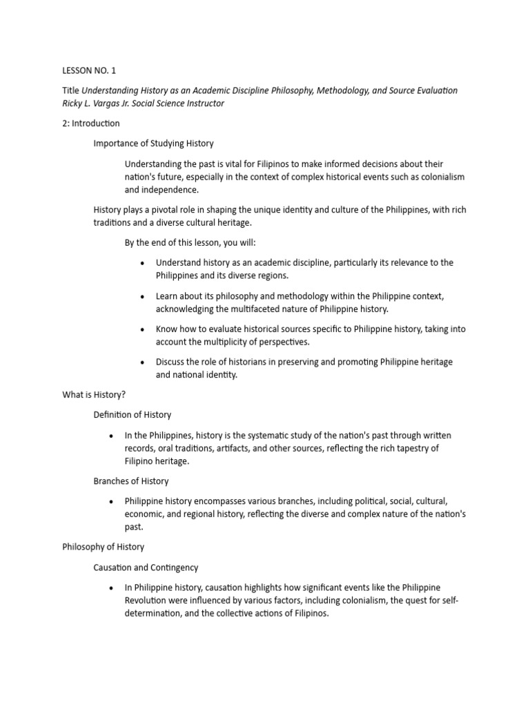 Prelims Exam Outline | PDF | Primary Sources | Narrative