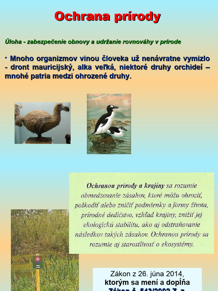 EI III Ochrana Prirody 1 | PDF
