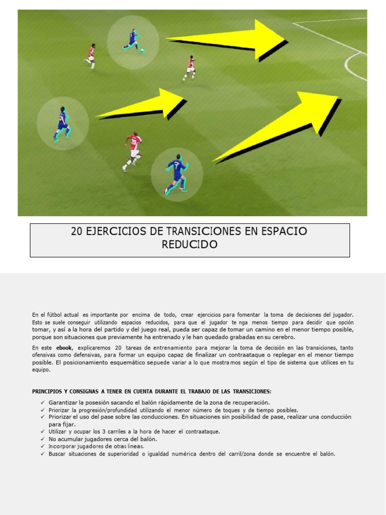 20 Ejercicios en Espacio Reducido. Clase 3 | PDF | Delantero ...