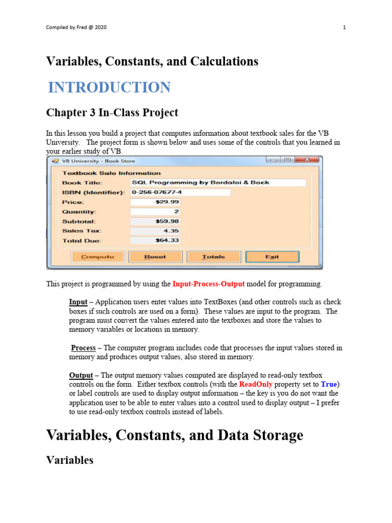 Application Programming | PDF | Data Type | Variable (Computer Science) Application Programming | PDF | Data Type | Variable (Computer Science)
