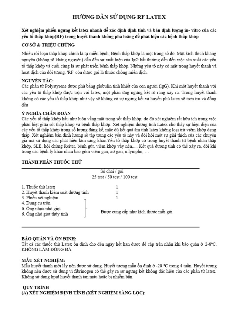 RF Latex Reckon30112 | PDF