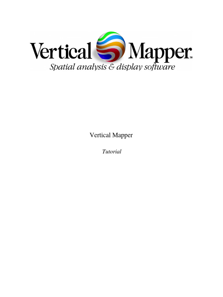 Vertical Mapper Tutorial | PDF | Geographic Information System ... Vertical Mapper Tutorial | PDF | Geographic Information System ...