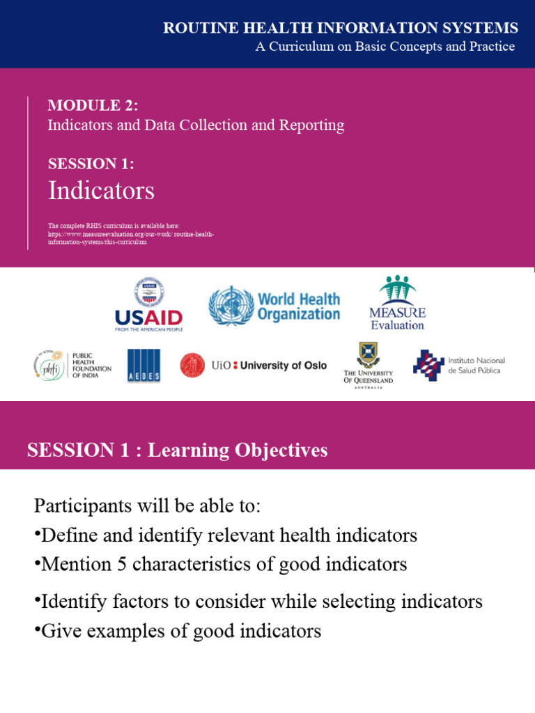 Module 2 Session 1 | PDF | Maternal Death | Child Mortality