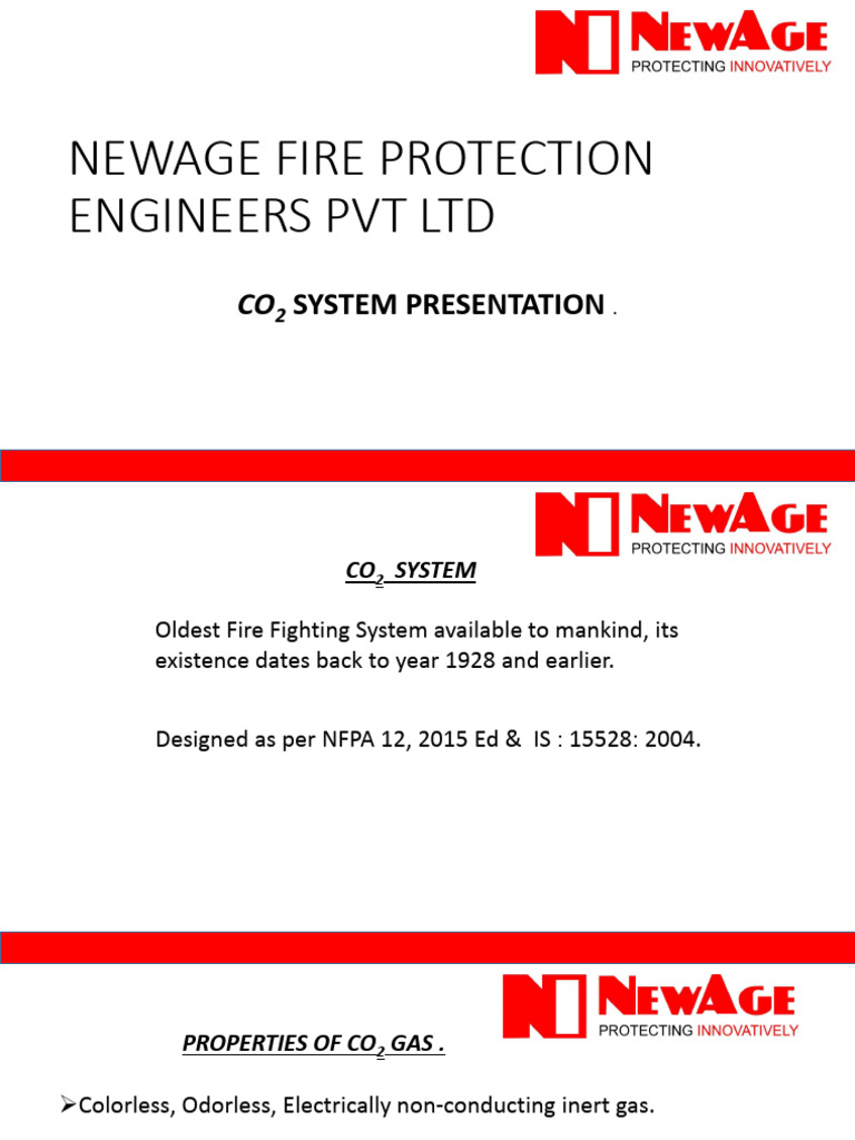 CO2 System Presentation | PDF | Carbon Dioxide | Fires