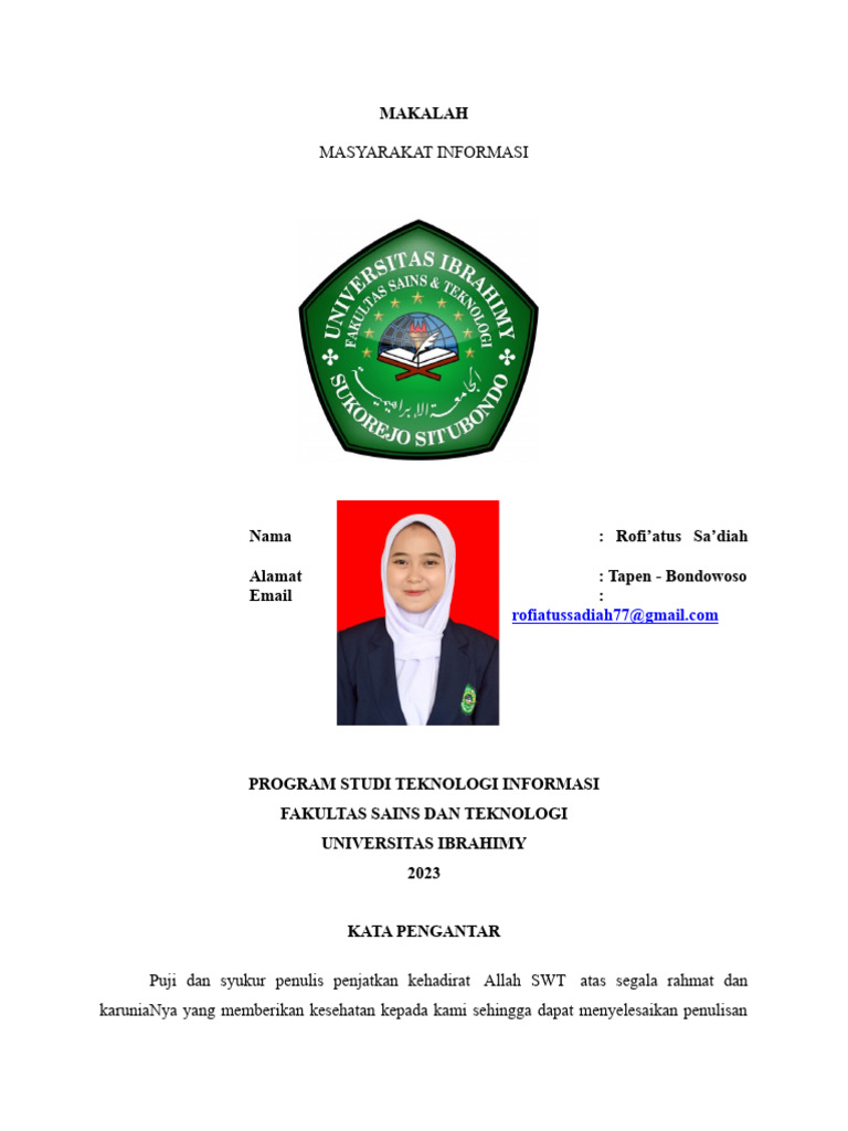 04 Rofi'atusSa'diah MasyarakatInformasi | PDF