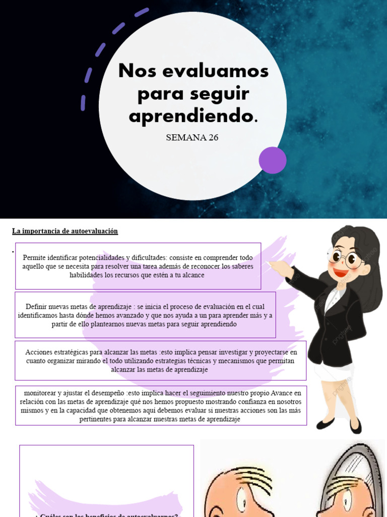 Nos Evaluamos para Seguir Aprendiendo | PDF