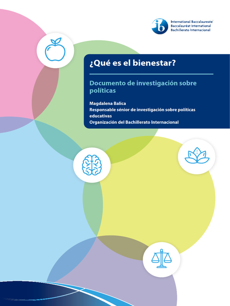 Que Es El Bienestar Pdf Bienestar Enseñando