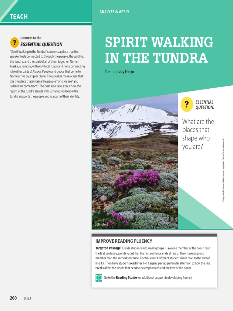 Spirit Walking in The Tundra | PDF | Poetry | Muscogee