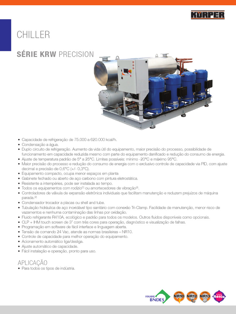 2016 Körper - CHILLER KRW - PRECISION PDF | PDF | Scada | Ciências Físicas