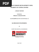 Smartphone Electronic Voting System | PDF | Databases | Electronic Voting