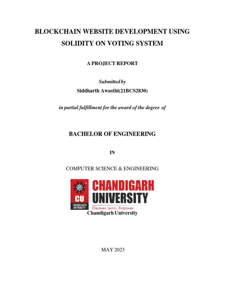 Awasthi Report | PDF | Electronic Voting | Authentication