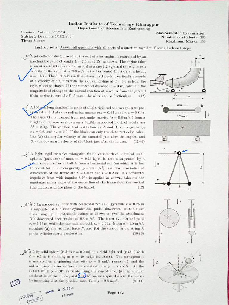 Hariom - Dynamics Endsem 2022 | PDF