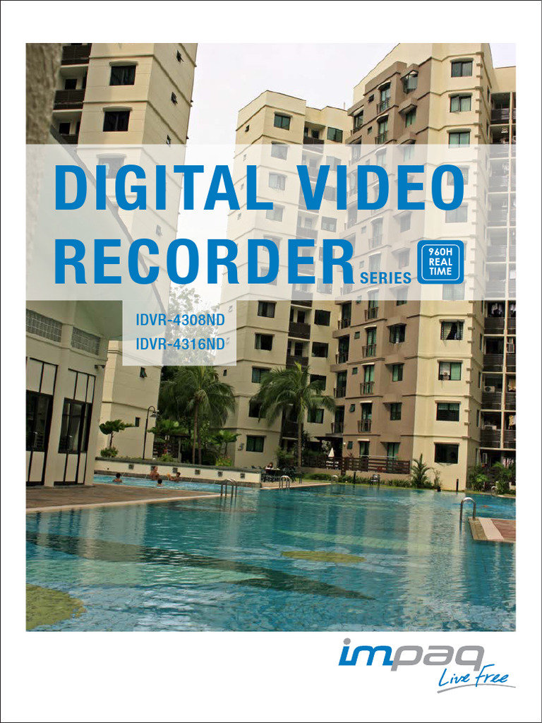 960h Real Time DVR Series | PDF | Digital Video Recorder | Hdmi