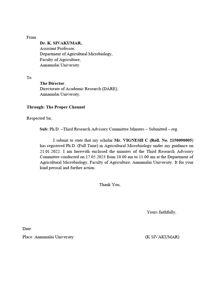 Vignesh New | PDF | Doctor Of Philosophy