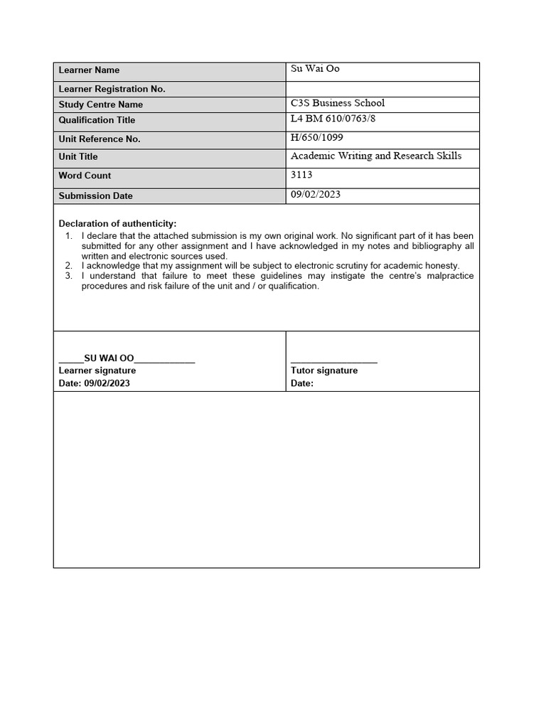 Academic Writing and Research Skills | PDF | Critical Thinking | Thought