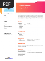 Sample CV - Fake Resume | PDF