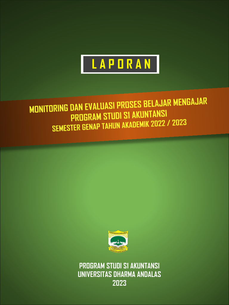 Laporan Monev GKM S1 Akuntansi Genap 2022 2023 | PDF | Bisnis