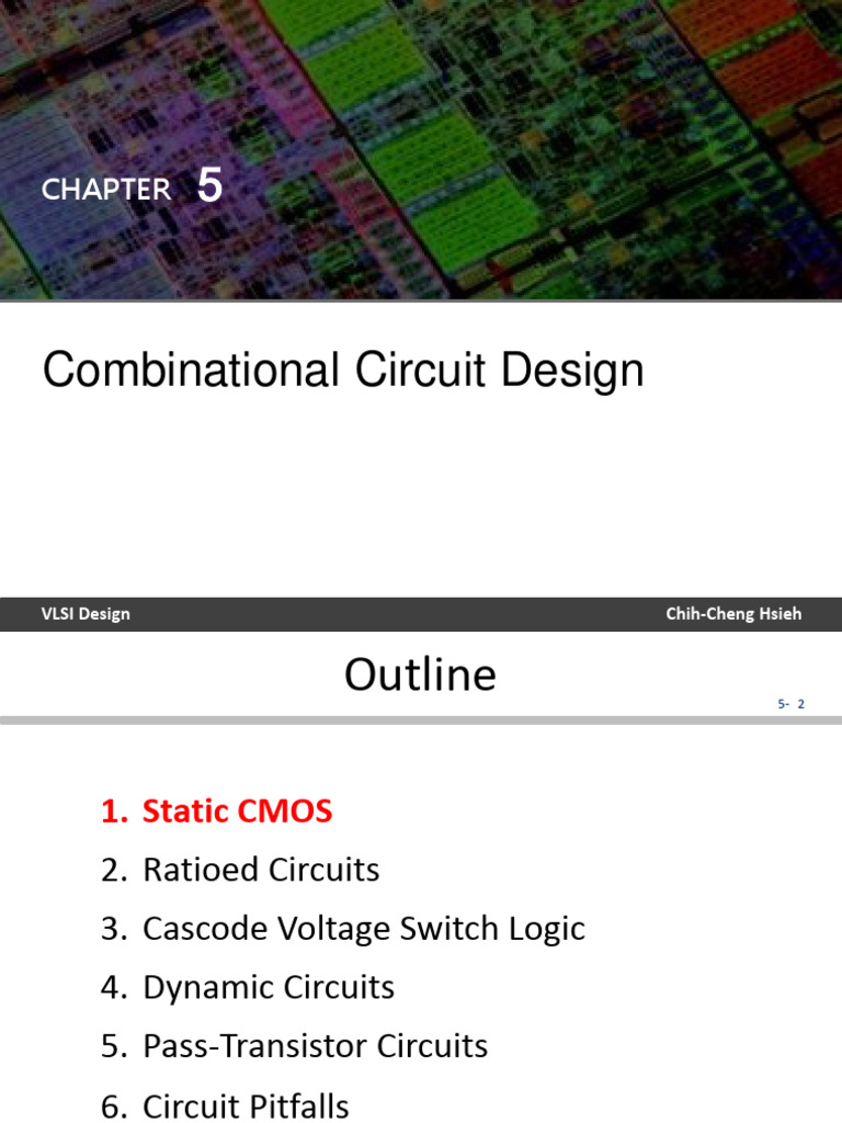 VLSI Circuit Design Essentials | PDF | Cmos | Logic Gate