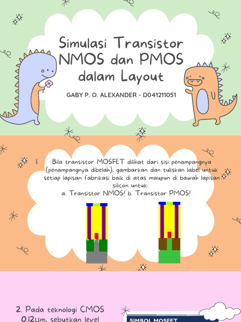 Simulasi Transistor NMOS dan PMOS CMOS | PDF