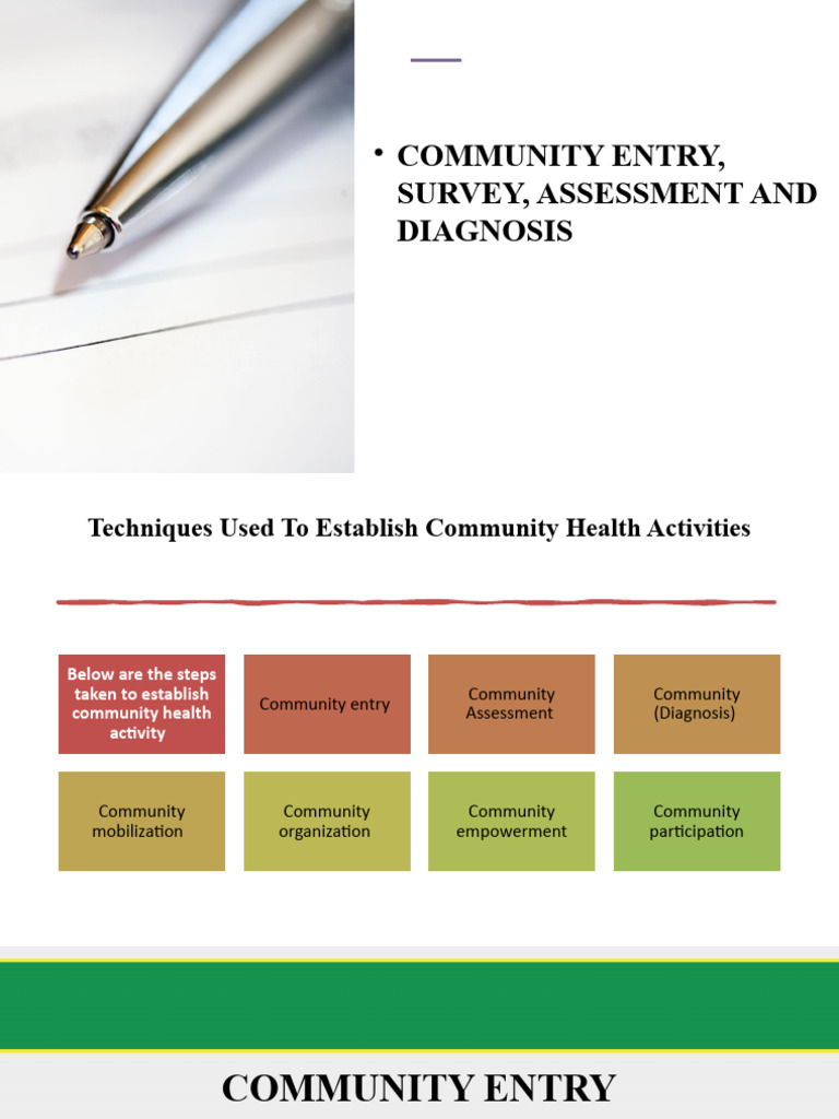 Community Entry V | PDF | Community | Methodology