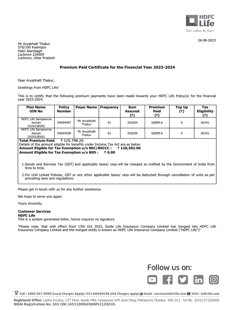 PPC 04694590 1693220774 | PDF | Insurance | Life Insurance