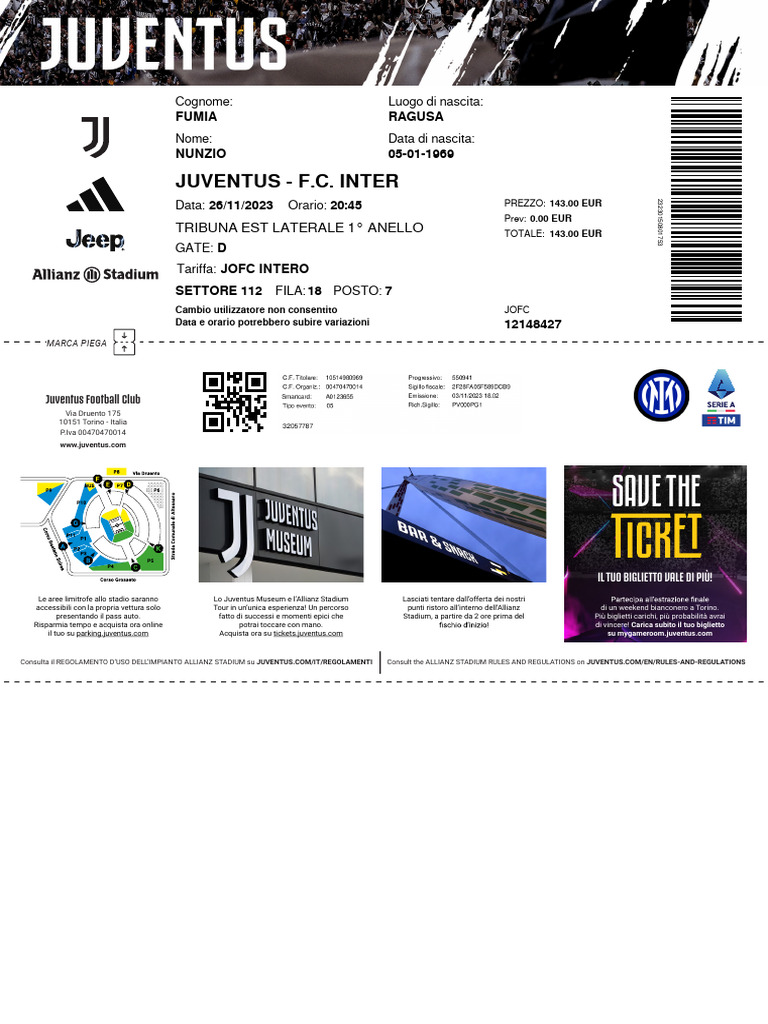 E Ticket 32057787 | PDF