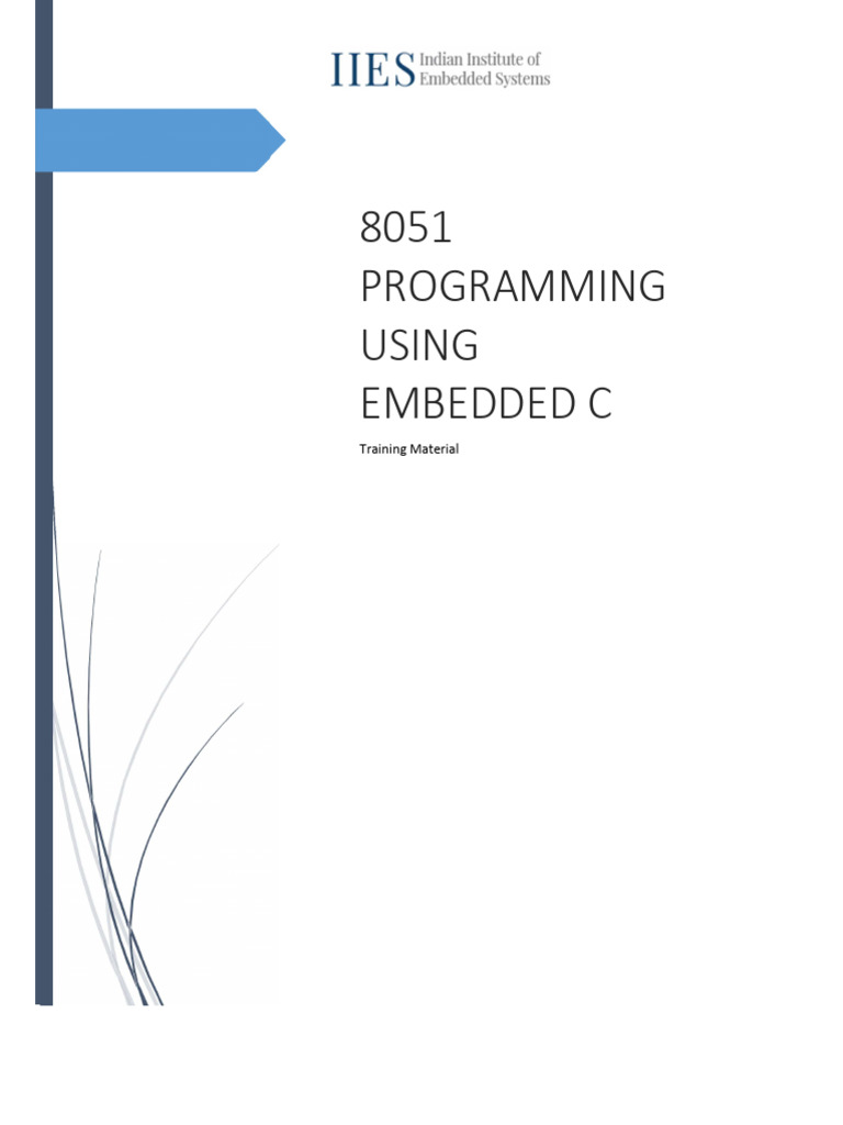 8051 Programming Using Embedded C Download Free Pdf Embedded System Microcontroller 
