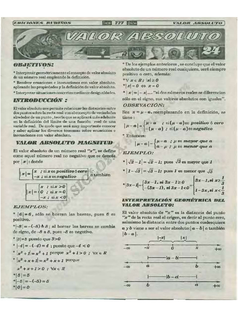 Valor Absoluto by Rubiños | PDF