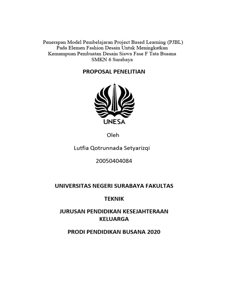 Proposal Lutfia - 084 - 2020b | PDF