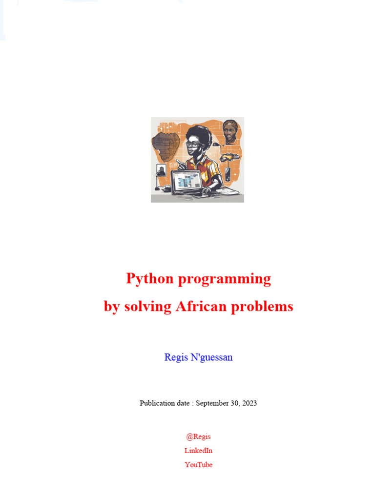 Python Coding by Solving African Problem Regis Nguessan | PDF | Anonymous Function | Parameter ...