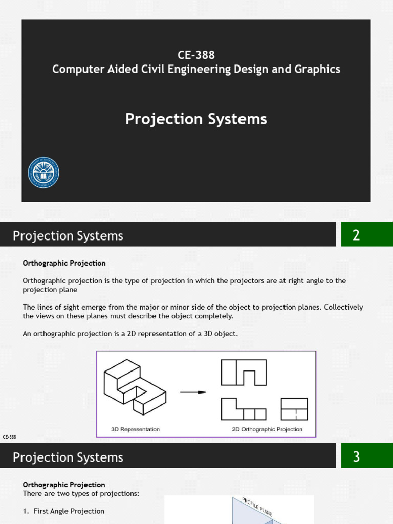 Understanding Projection Systems in CAD | PDF | Classical Geometry ...