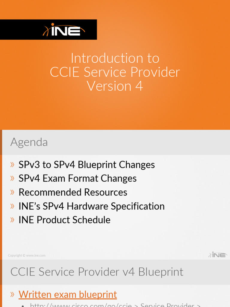 INE - Introduction To CCIE SPv4 | PDF | Networking | Multiprotocol ...
