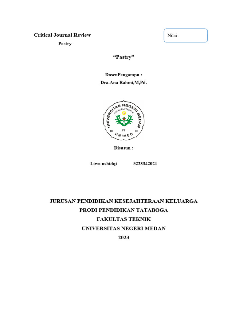 CJR Pastry Liwa | PDF