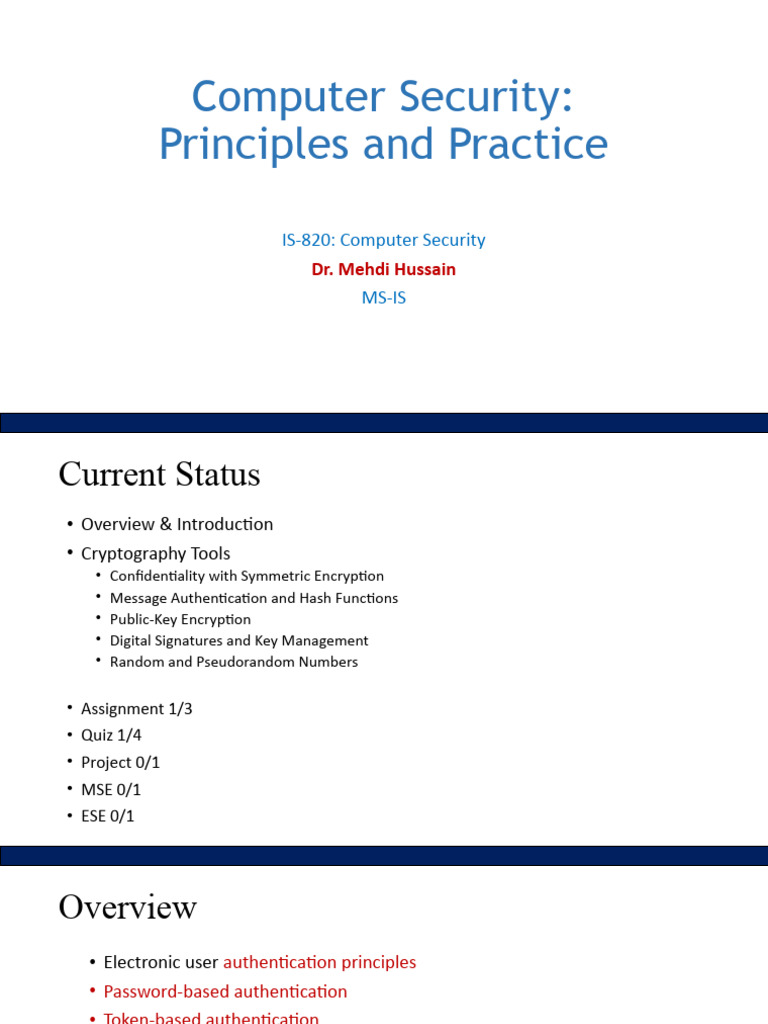 03 User Authentication Pdf Password Authentication