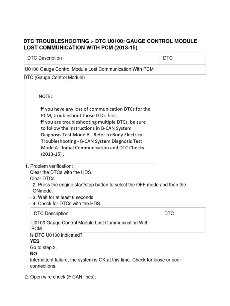 Gauge Control Module 2013-2018 Troubleshooting | PDF | Fuse (Electrical ...