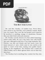 The Boy Who Lived: Chapter 1 Summary | PDF