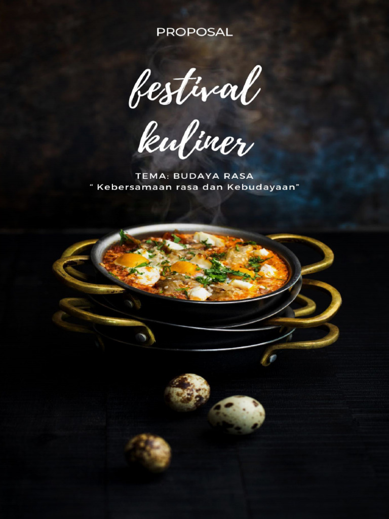 PROPOSAL FESTIVAL KULINER Albert | PDF