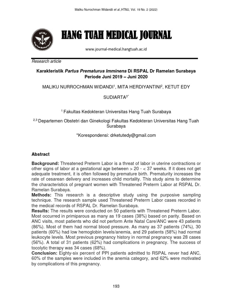 Maliku Final | PDF | Human Development | Neonatology