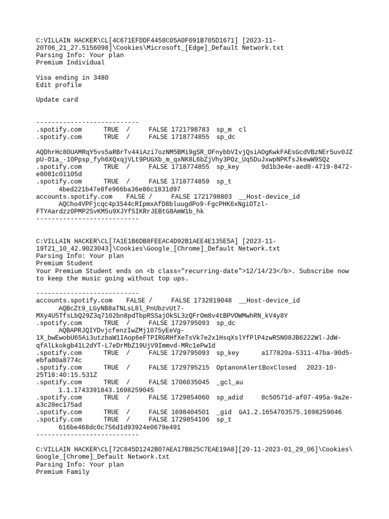 Spotify Cookies | PDF | Financial Services | Applications Of Cryptography