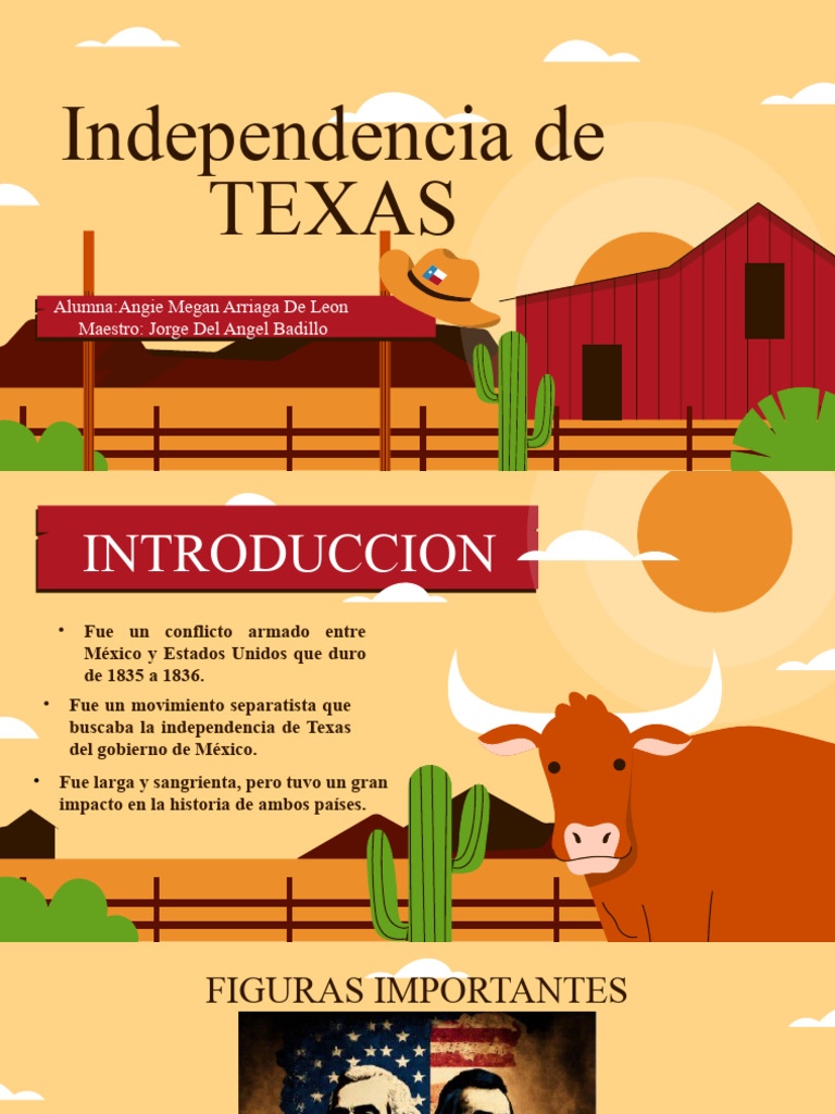 Historia Texas | PDF | Batalla del alamo | Relaciones Internacionales