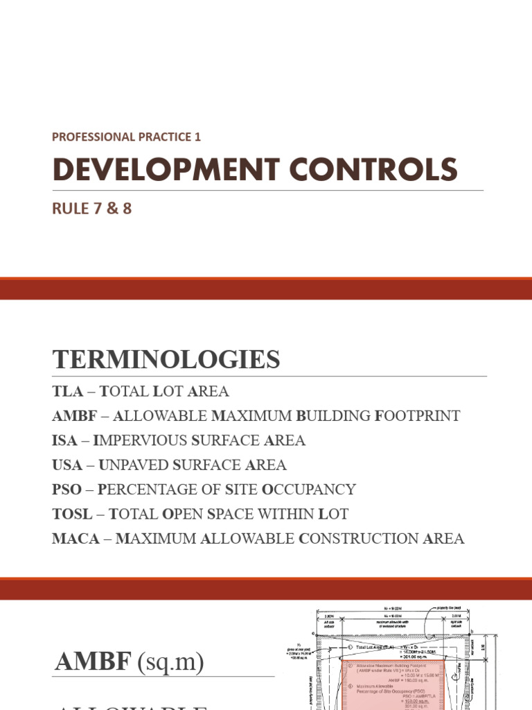 Development Controls | PDF