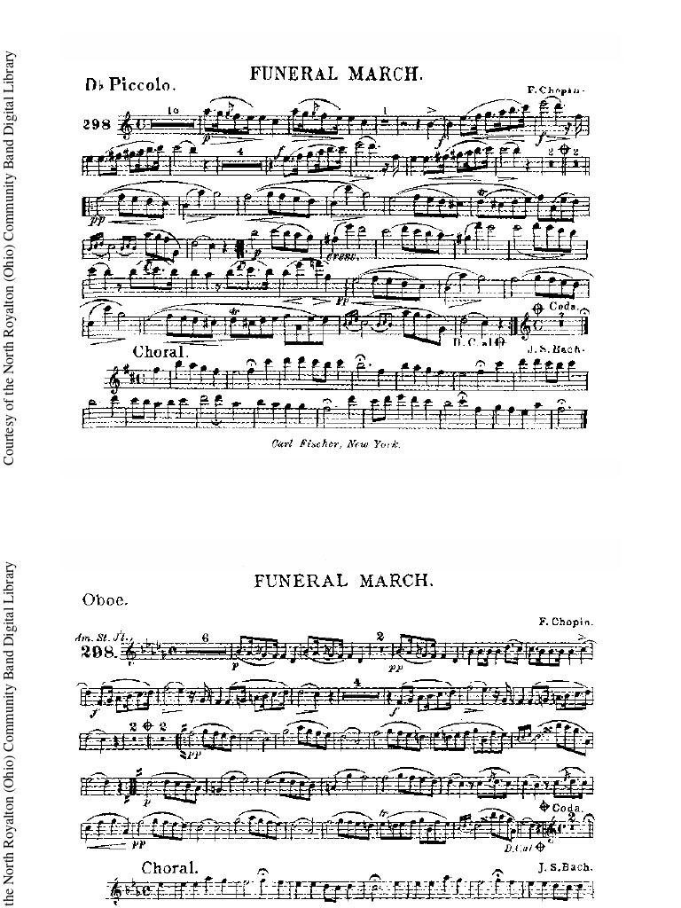 Chopin's Marcia Funebre for Band | PDF | Social Science
